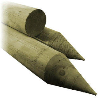 Round Fence Posts | Grangewood Fencing